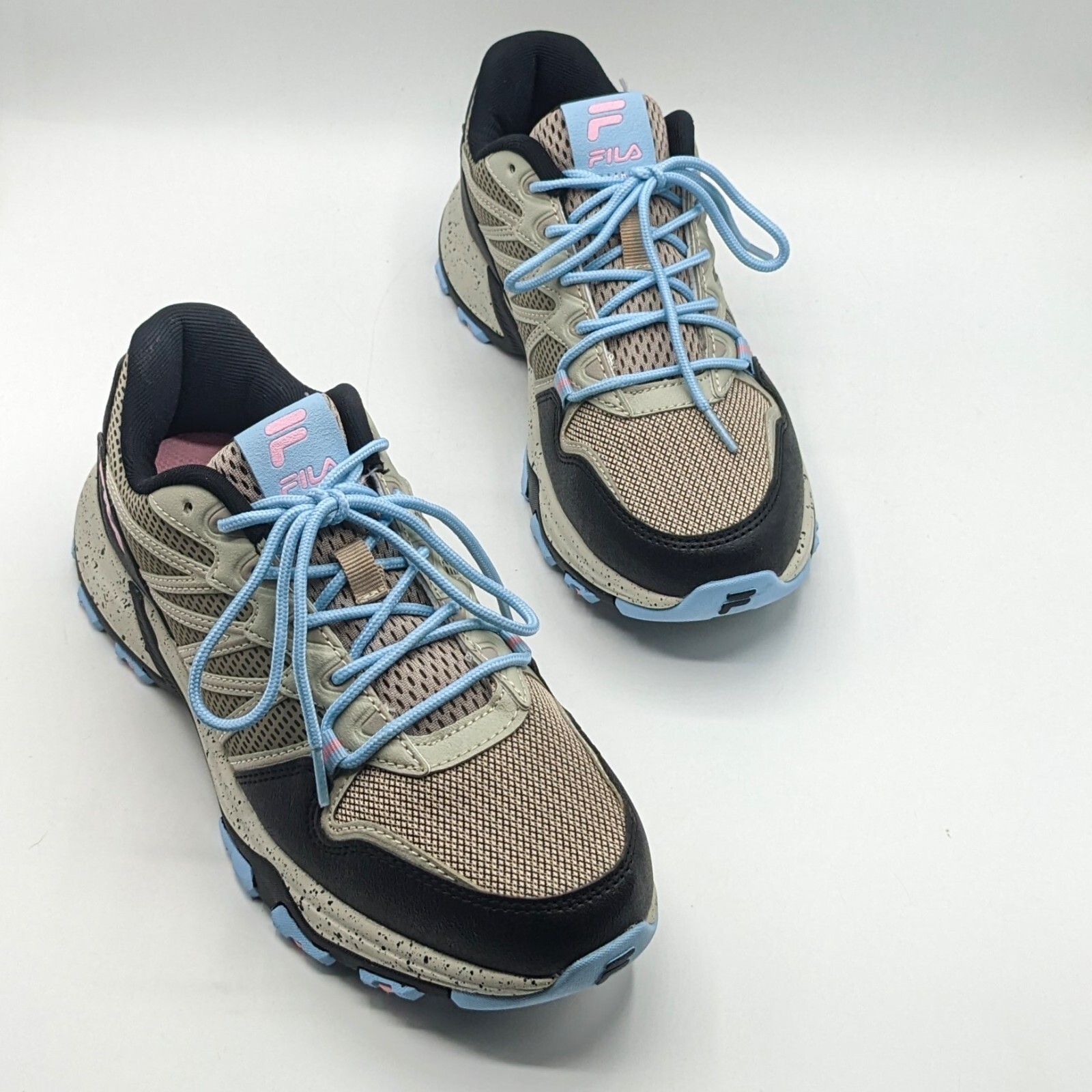 FILA "Quadrix" Women's Sports & Trail Shoes (Aqua-Silver-Coral) NEW ...