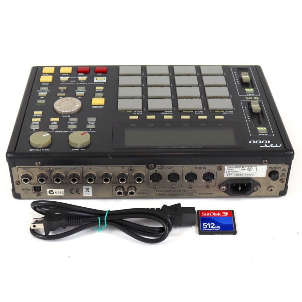 AKAI professional MPC1000 Black Sampler Sequencer Drum Machine MPC ...