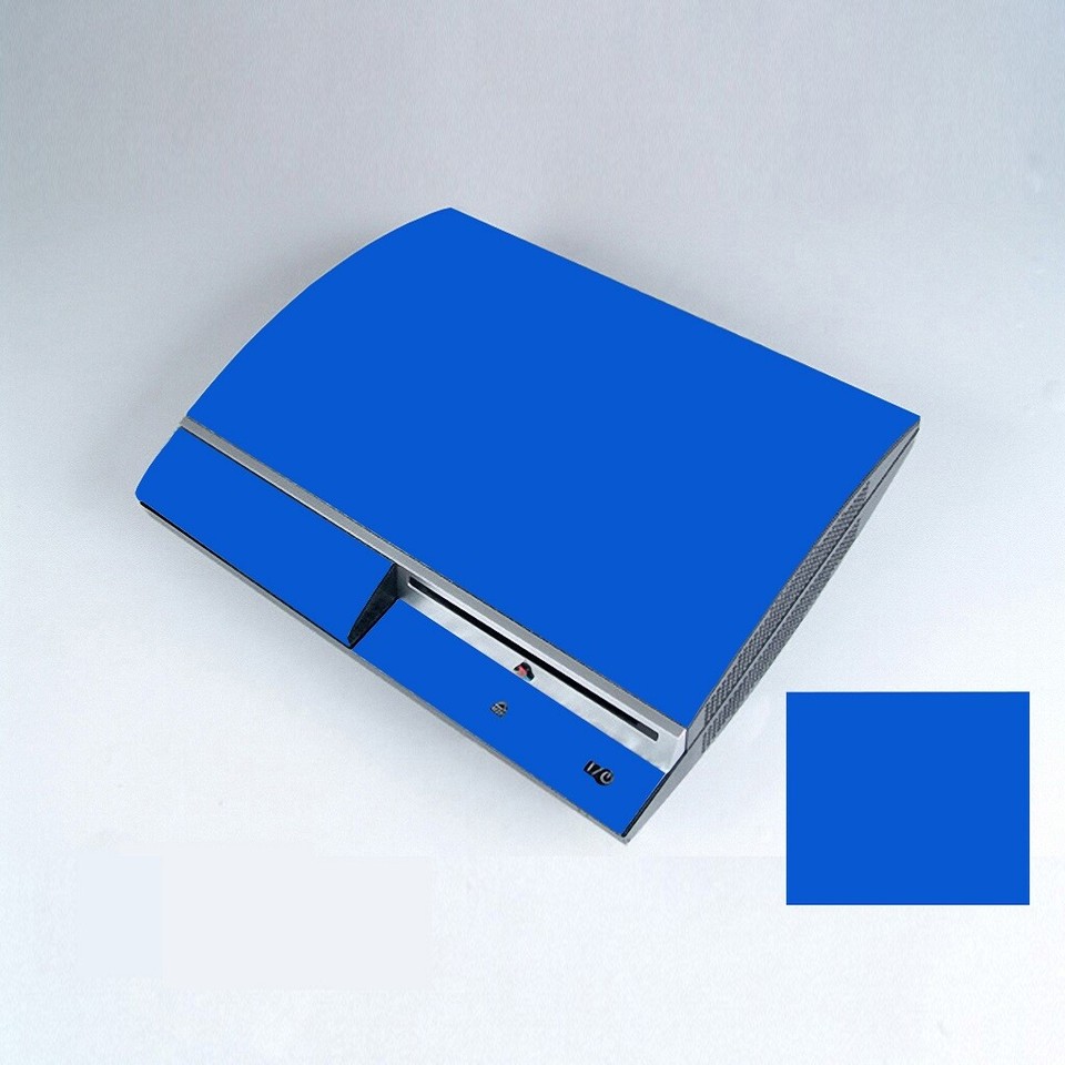 10 Pure Clean Solid Skin Sticker For Sony PS3 Original Fat PlayStation ...