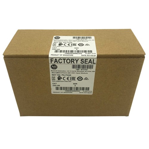 2085-IM8 Micro800 8 Point 240 VAC Input Module 2085IM8 New Original ...