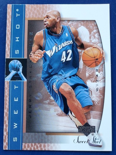 2003-04 Upper Deck Sweet Shot Jerry Stackhouse Washington Wizards #88 ...