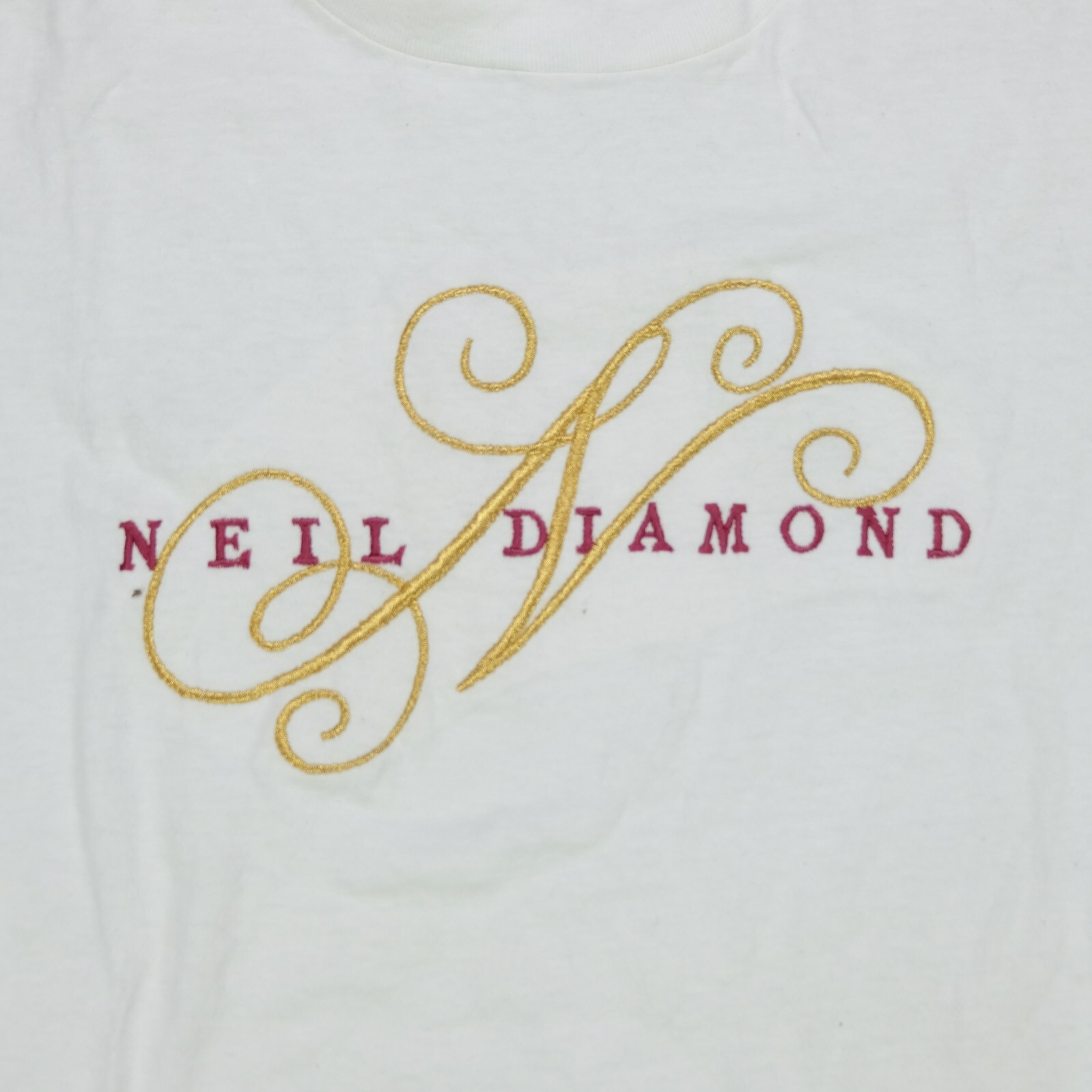 Rare Vintage Neil Diamond Embroidered Logo Single Sti… - Gem