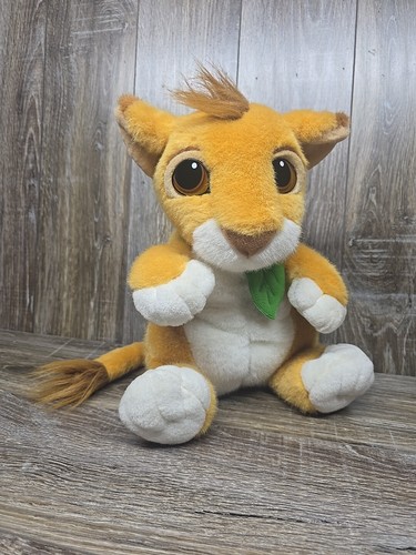 Vintage The Lion King Simba 1993 Mattel Talking 12" Plush Stuffed ...