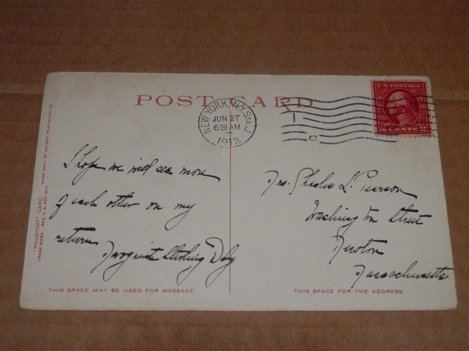 NEW YORK NY - 1912 POSTCARD - HAVEMEYER HALL - COLUMBIA UNIVERSITY ...