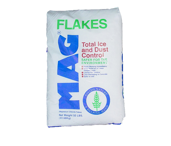 Mag Magnesium Chloride Flakes Ice Melter & Dust Control 50lbs (35004 ...