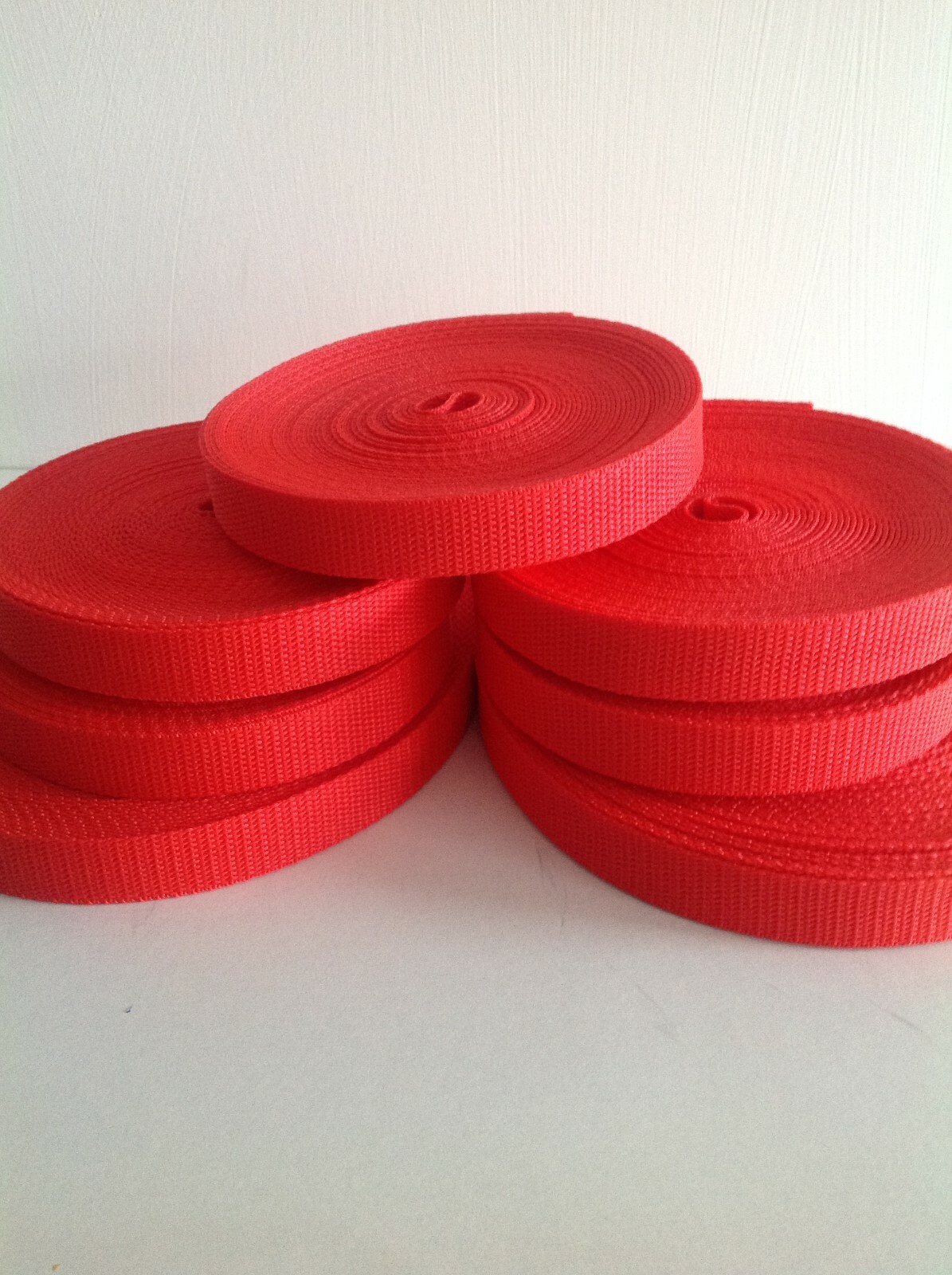 15mm Webbing Polypropylene 10 and 100 Meter Rolls Suitable Small Leads ...