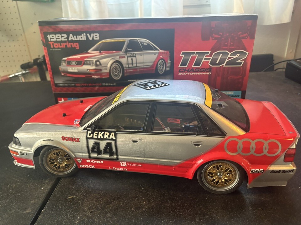 Tamiya 1992 Audi V8 Touring TT-02 Elec Kit 1/10 | eBay
