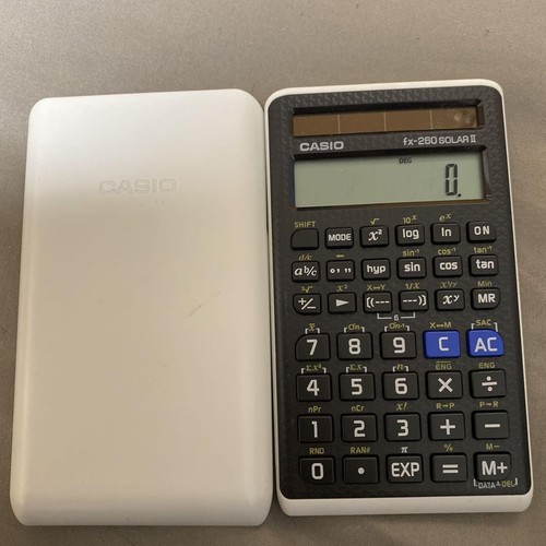CASIO fx-260 SOLAR II calculator #31332e | eBay