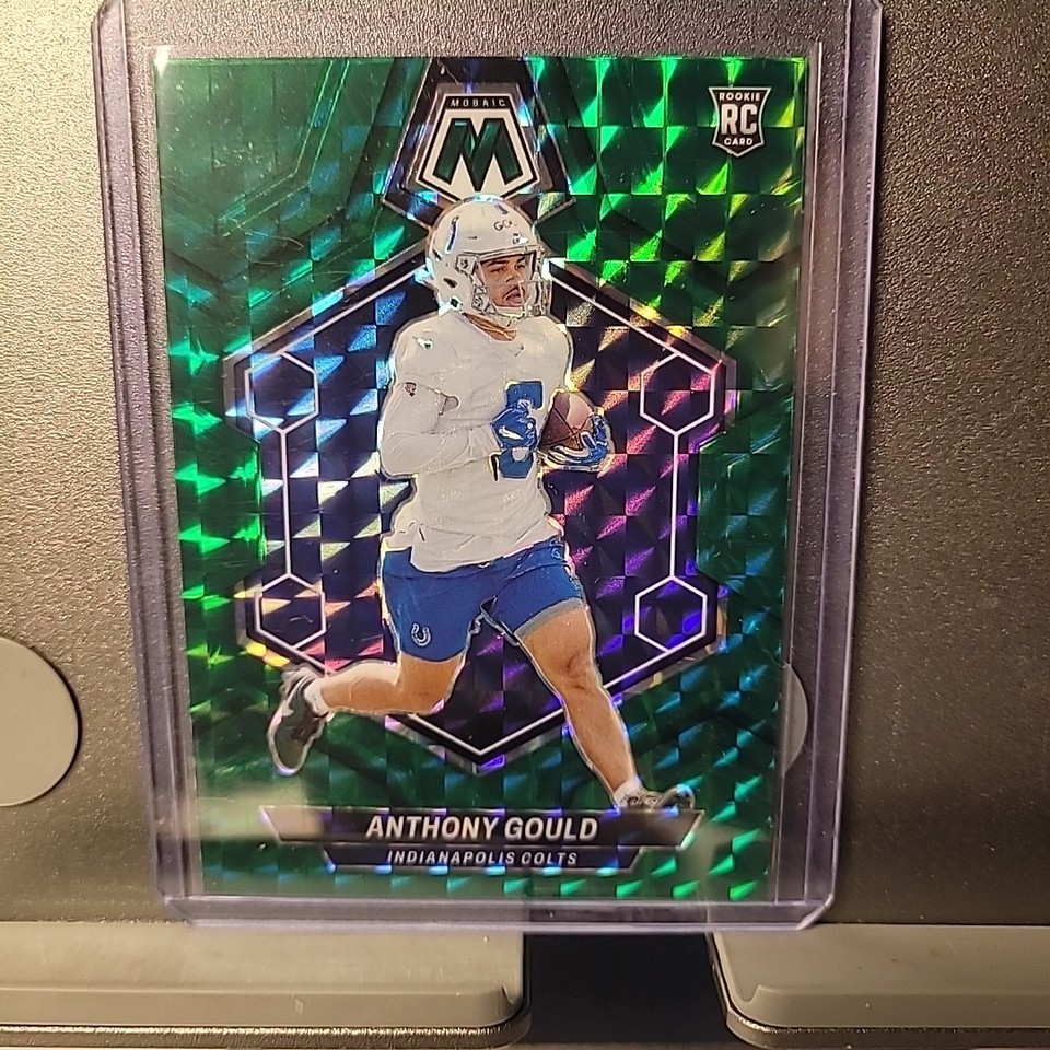 2024 Panini Mosaic - Rookies Anthony Gould #391 Green Mosaic Prizm (RC ...