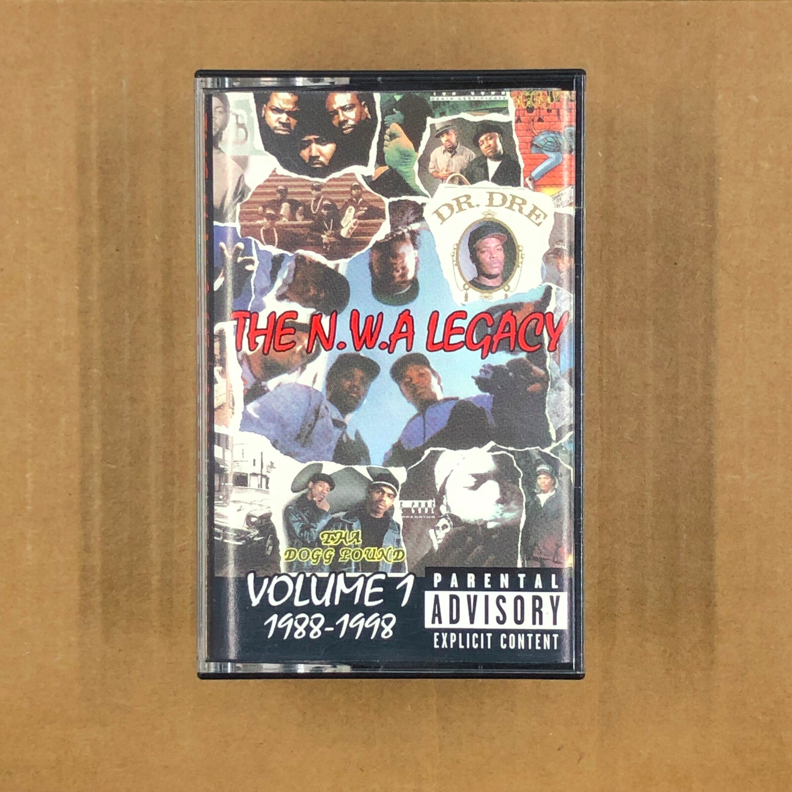 NWA THE LEGACY VOLUME 1 (1989-1998) Cassette Tape DR DRE EAZY E ICE ...