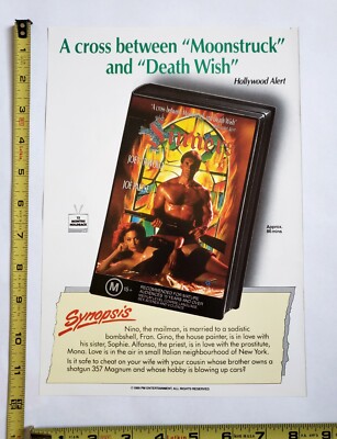 VINTAGE 1990 SINNERS MOVIE PROMO AD JOEY TRAVOLTA WENDY MCDONALD CULT FILM VHS | eBay