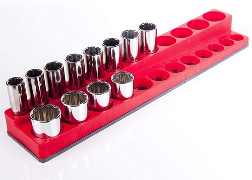 BIG RED MTOSD3811T Torin Tool Storage Organizer: Magnetic Socket Rack ...