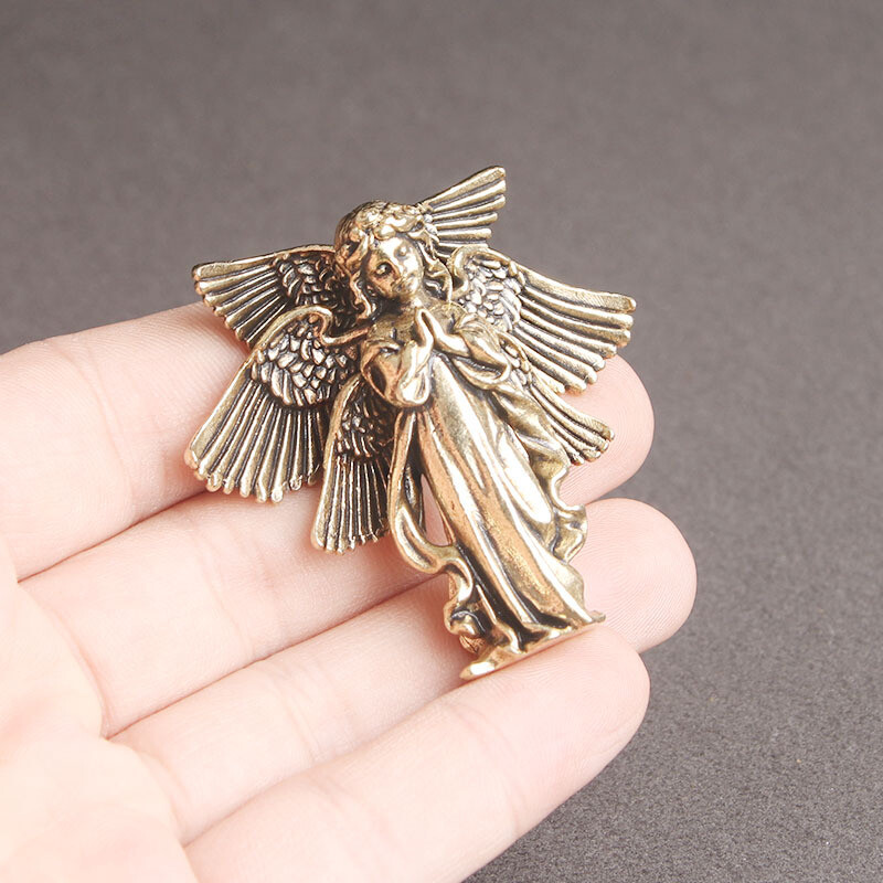 Solid Brass Figurine Statue Animal Figurines Desk Home Ornament Gift ...