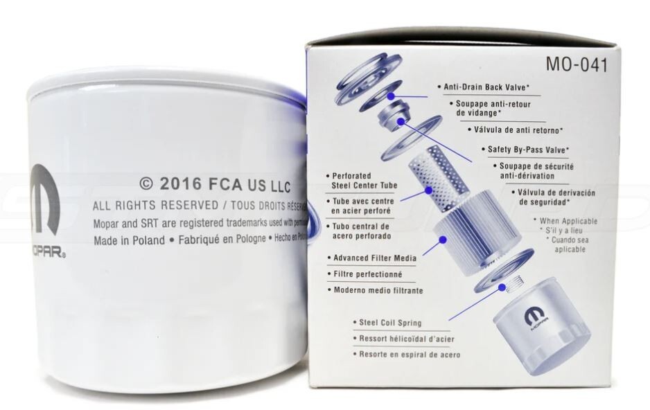 DODGE CHALLENGER / CHARGER HELLCAT / VIPER OIL FILTER # 5038041AA | eBay