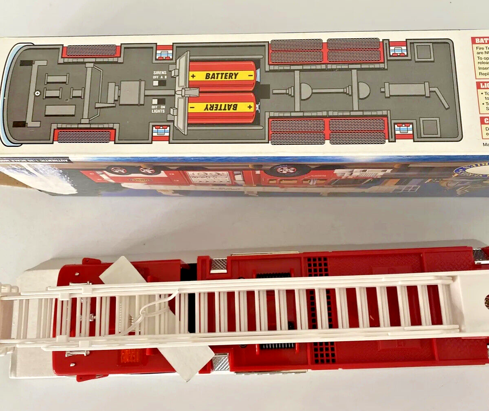 Aerial Tower 1995 Fire Truck Sunoco Collectors Edition- 2nd in Series ...