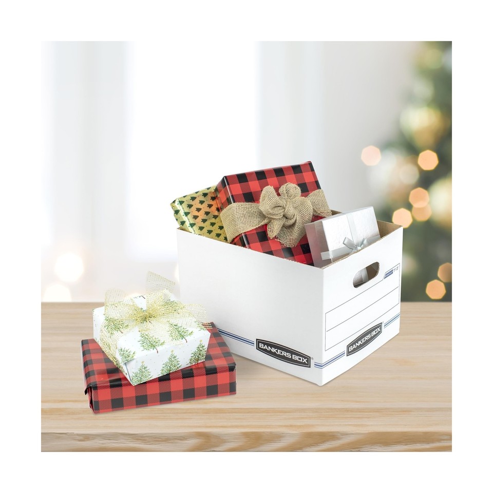 Bankers Box 12 Pack STOR/FILE Basic Duty File Storage Boxes, Standard ...