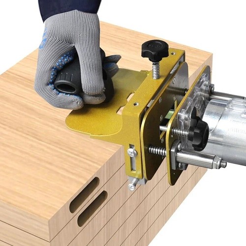 2 in 1 Connector Slotted Bracket Invisible Fastener Punch Woodworking ...