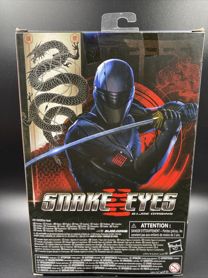 Hasbro GI Joe Classified Snake Eyes Movie #19 Baroness 6” Action Figure ...