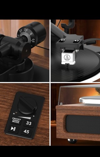 Record Player ,4 Stereo Audio- Blue Tooth, Playback Auto. MM ...