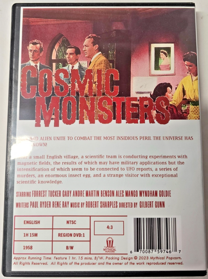 Cosmic Monsters (1958) Drama, Sci-Fi, Horror DVD | eBay