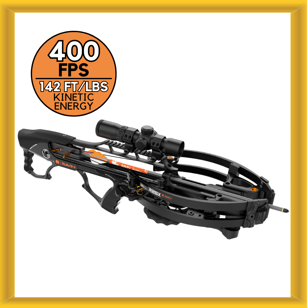Ravin R26X 26 Inch Length 400FPS Polymer Crossbow Powered By HeliCoil ...