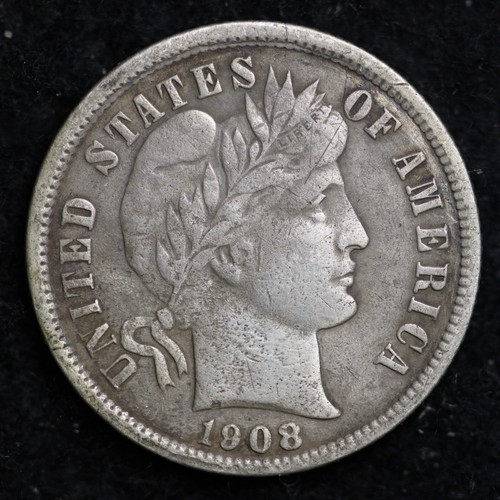 1908 Barber Silver Dime XF RARE OLD COIN B415 GJ | eBay
