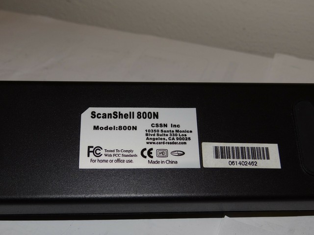 Card Scanning Solutions ScanShell 800N Flatbed Scanner for sale online ...