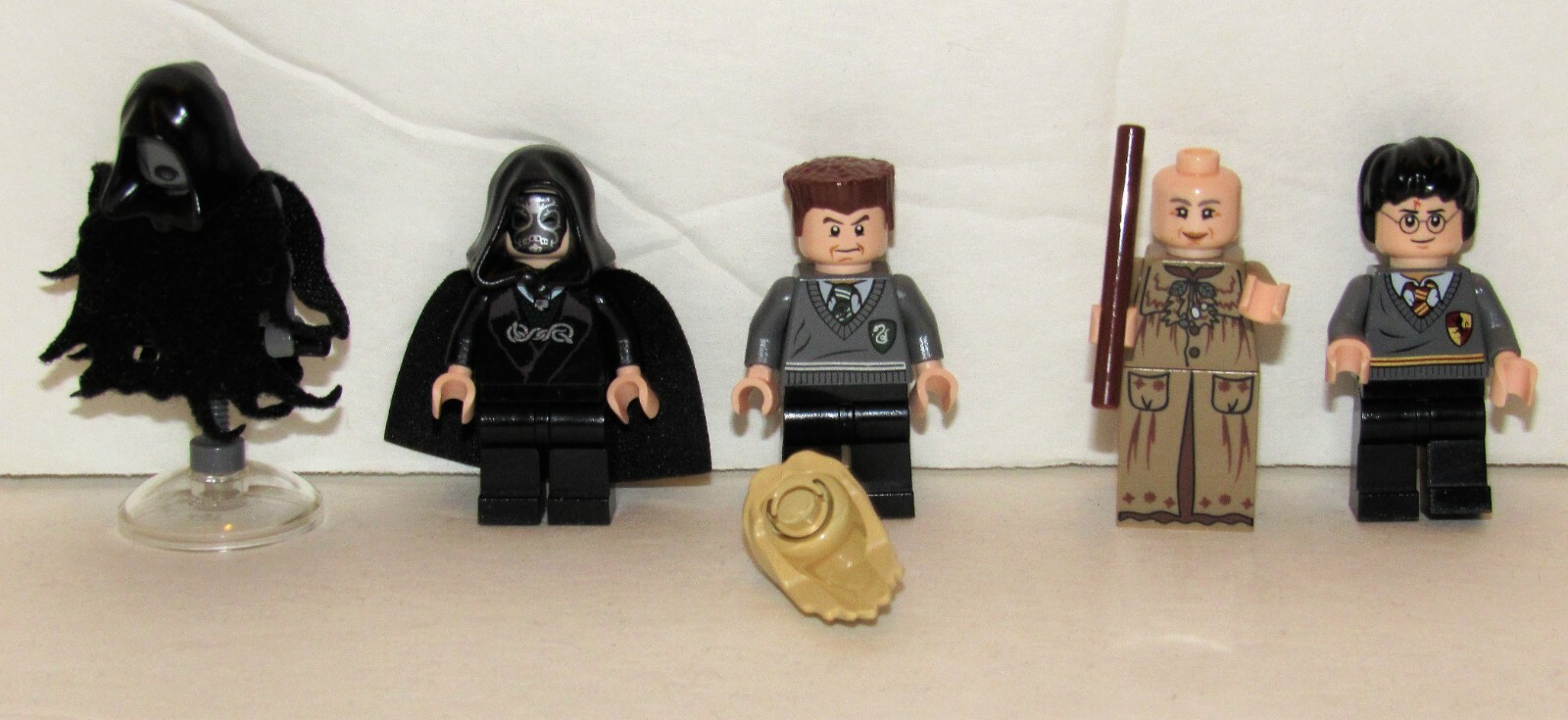 Lego Harry Potter Minifigure Lot 5 Dementor Gregory Goyle Prof Sprout ...