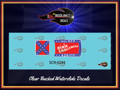 1/64 'Dixie Challenger' Reproduction Decal SCR-0293 | eBay
