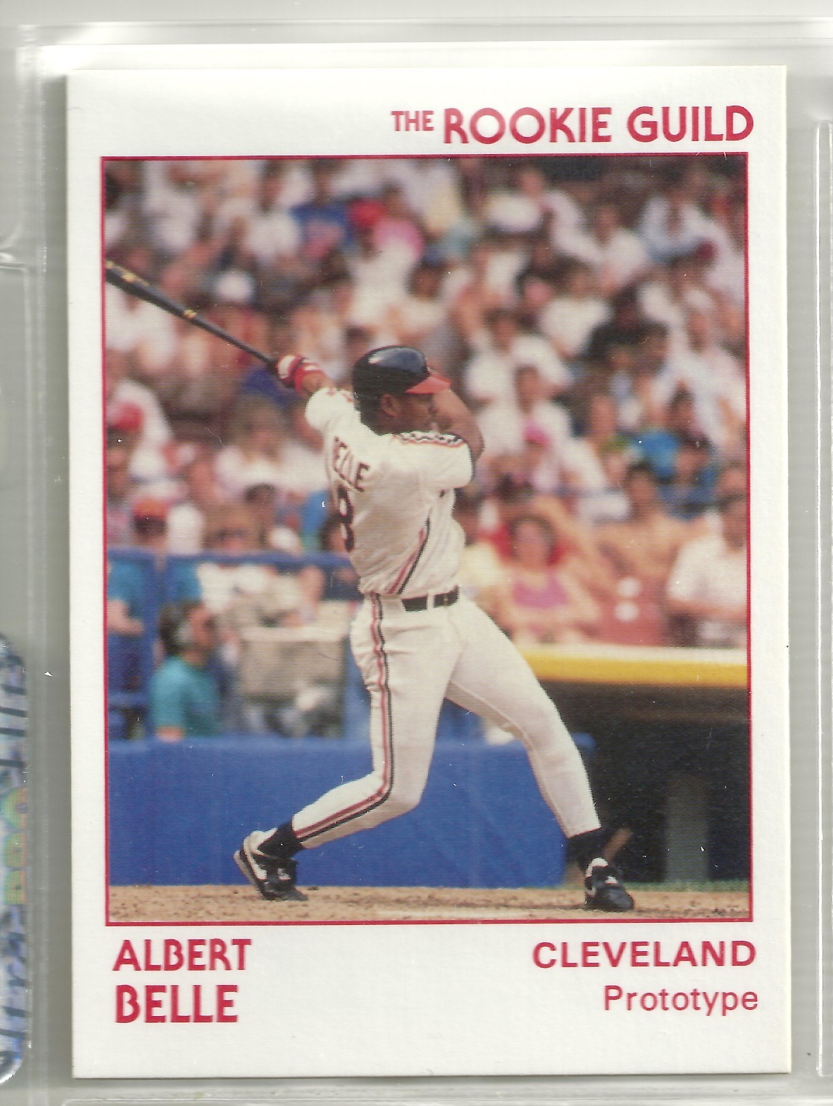 Albert Belle 1991 Star Company Rookie Guild White Cleveland Indians ...