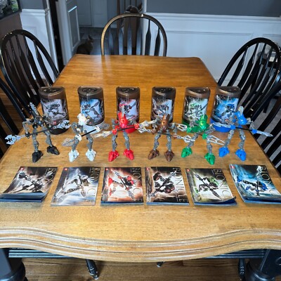 Bionicle Rahkshi Complete Set in Packaging + Instructions GREAT ...
