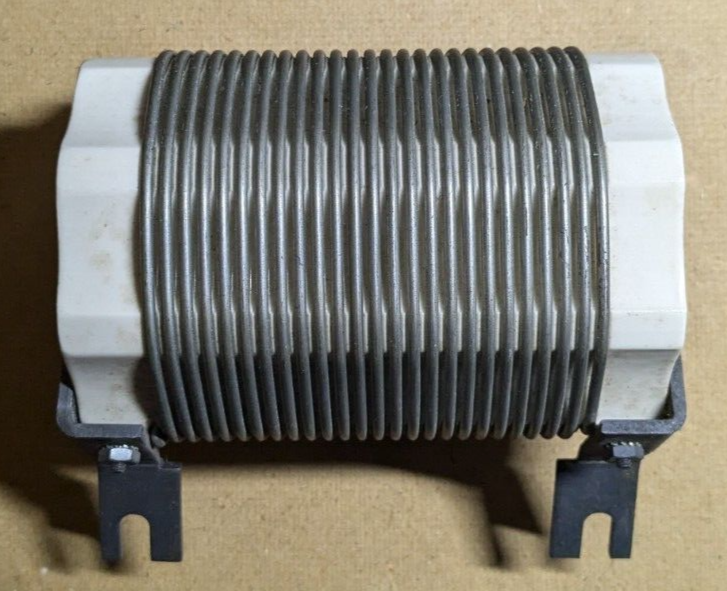 Ceramic Air Inductor - 12 Gauge, 24 Turns, 3.5” Diameter, 3.75" Length ...
