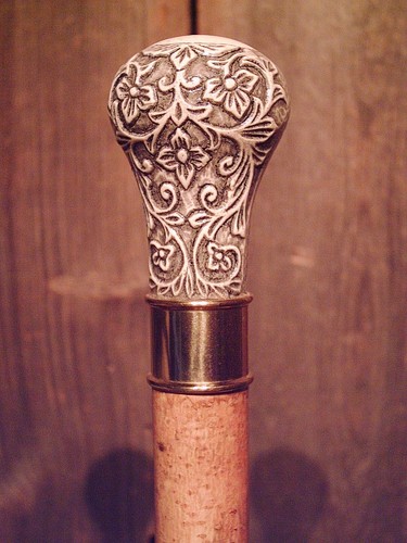 walking stick cane RESIN KNOB HANDLE natural grown AILANTHUS wood shaft ...
