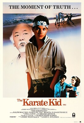 1984 The Karate Kid Movie Poster 11X17 Daniel Larusso Mr Miyagi Cobra ...