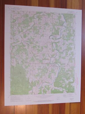 Alpena Arkansas 1973 Original Vintage USGS Topo Map | eBay