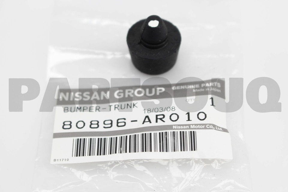 Nissan 80896-AR010 Genuine Bumper-Rubber Door | Black | Genuine OEM ...