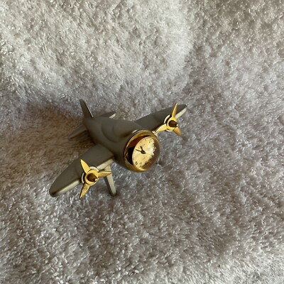 Elgin Airplane Desktop Clock | eBay