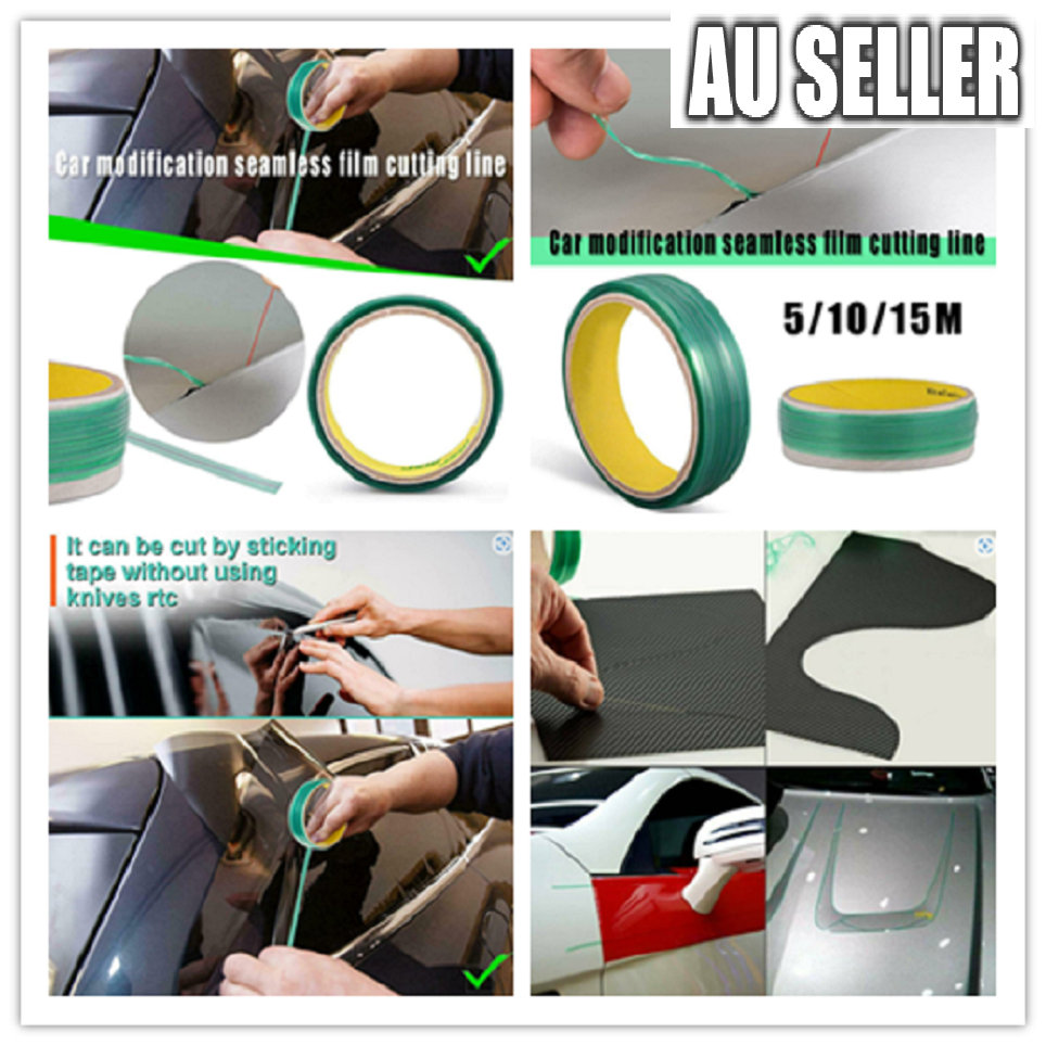 5/10/15M Knifeless New Design Line Vinyl Wrap Cutting Tape 15 Meter 1/8 ...