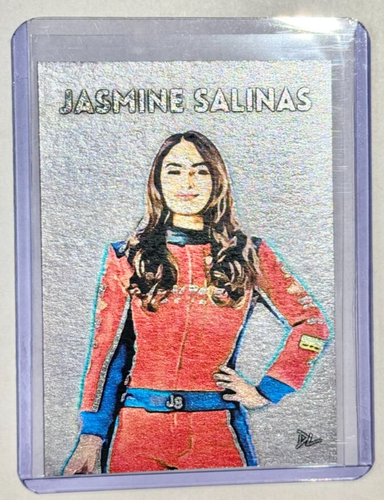 Jasmine Salinas Platinum Plated Artist Signed "NHRA Racer" Trading Card ...