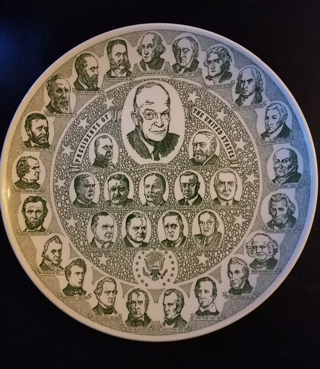 Our Nation's Presidential Plate #T17 | eBay