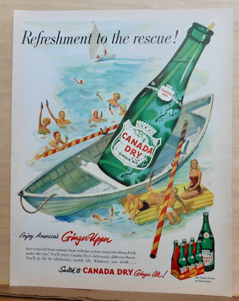 Ginger Ale Ads 1956 Canada Dry Ginger Ale Special Offer Vintage Print