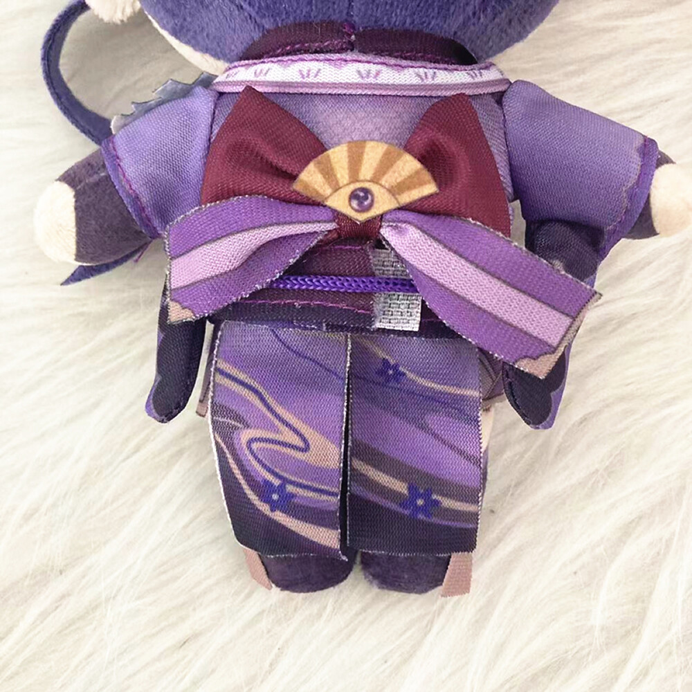 20cm Anime Game Genshin Impact Raiden Shogun Plush Doll Pillows Cosplay ...