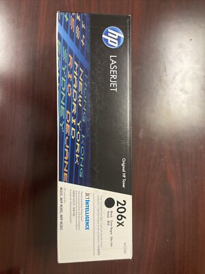 HP 206X Toner Cartridge Black W2110X High Yield for M255dw, M283fdw ...