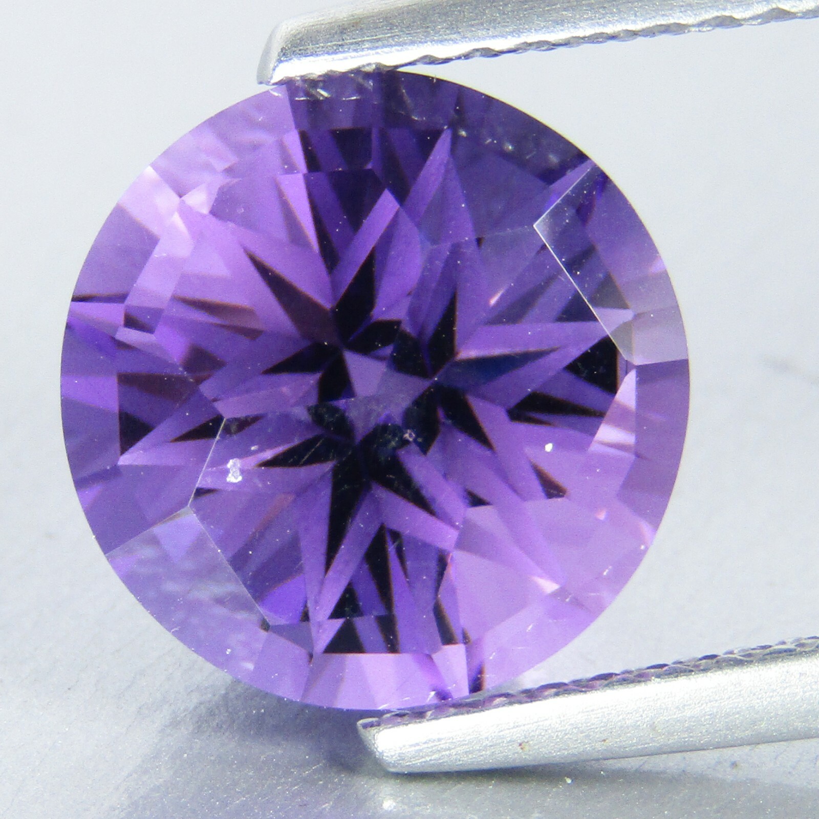 3.98Cts Fantastic Natural Purple Amethyst 10mm Round Shape Brazil ...