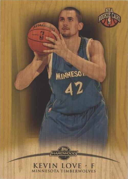 2008-09 Topps Hardwood - Kevin Love #105 Maple Wood Shooting /175 (RC ...