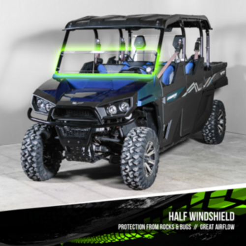 TERRARIDER TEXTRON STAMPEDE/HAVOC HALF UTV WINDSHIELD - AR 1/4" | eBay