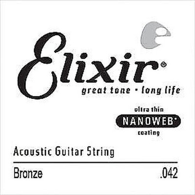 Elixir Single 15142 Bronze Nano 042 | eBay