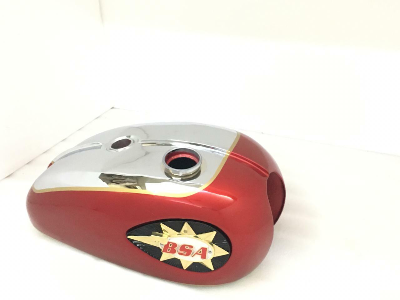 BSA A75 MARK 2 RED PAINTED CHROMED FUEL PETROL TANK |Fit For | eBay