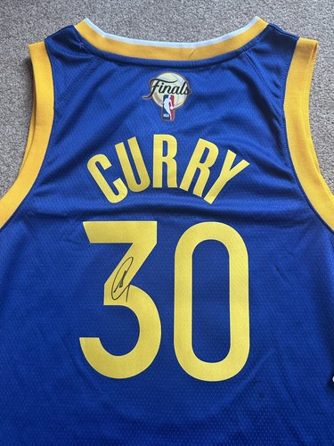 Stephen Curry Signed Jersey Autographed Warriors NBA Finals New Tags | eBay