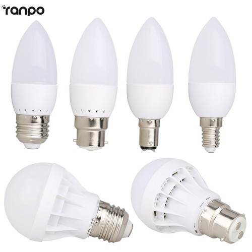 B22 E27 E14 B15 LED Bulb Globe Candle Light 3W 5W 7W 9W 12W 5730 SMD ...